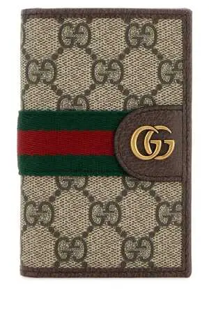 Gucci Gg Supreme Fabric Ophidia Card Holder - Multicolor