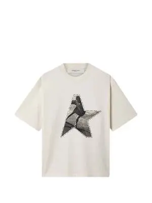 GOLDEN GOOSE Crewneck T-shirt With Graphic Print