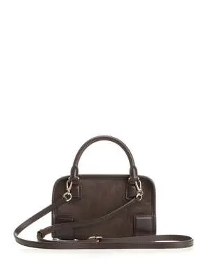 Loewe Amazona 180 Calfskin And Suede Bag - Brown