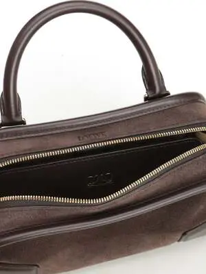 Loewe Amazona 180 Calfskin And Suede Bag - Brown