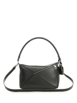 Loewe Puzzle Featherlight Medium Bag - Black