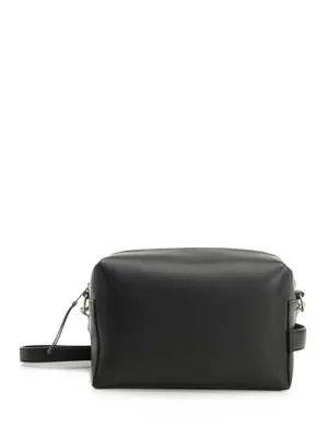 Celine Take Away" Messenger Bag In Smooth Calfskin - Black