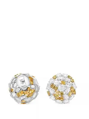 HYT JEWELRY Rose-motif Diamond Earrings