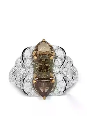 HYT JEWELRY Diamond Cocktail Ring - Silver
