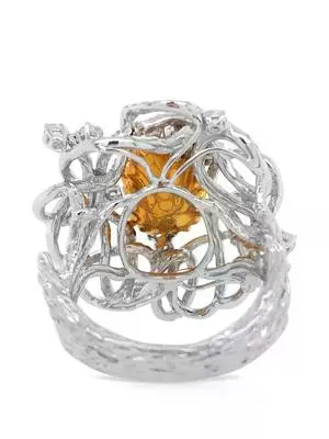 HYT JEWELRY Floral Diamond Ring