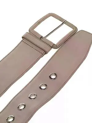 Miu Miu Embellished Leather Belt