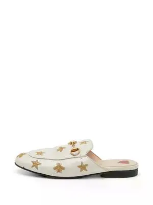 Gucci Princetown Horsebit Mules - Neutrals