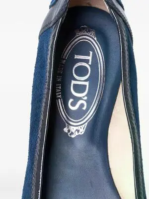 TOD'S Embellished Cap-toe Ballet Flats