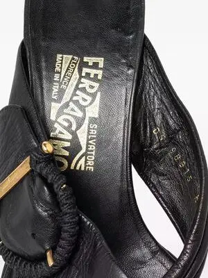 FERRAGAMO Buckle Crossover Sandals