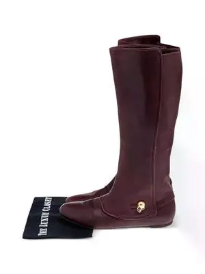 Alexander McQueen Skull Charm Boots