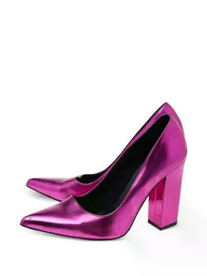 Stella McCartney Pointed-toe Block-heel Pumps - Pink