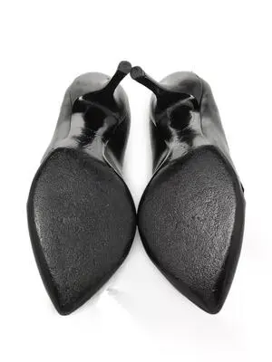 LOUIS VUITTON Laser-cut Pointed-toe Pumps - Black