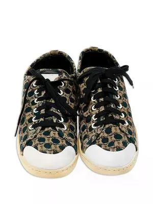 Dolce & Gabbana Printed Canvas Sneakers