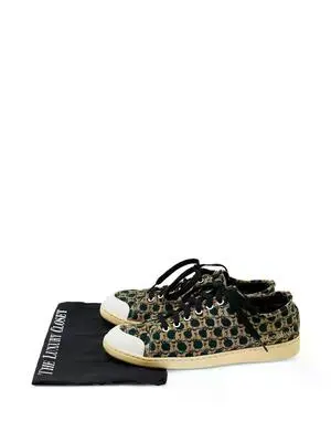 Dolce & Gabbana Printed Canvas Sneakers