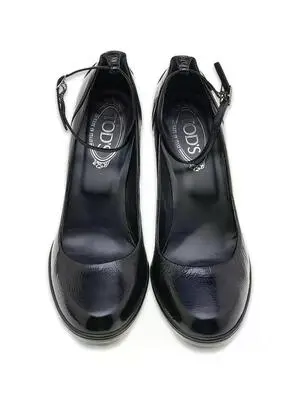 TOD'S Patent Leather Buckle-strap Pumps