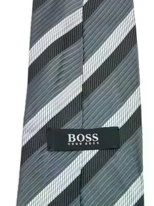 BOSS Striped Silk Jacquard Tie