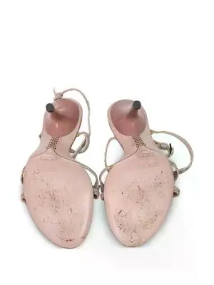 Fendi Selleria Ankle Strap Heeled Sandals