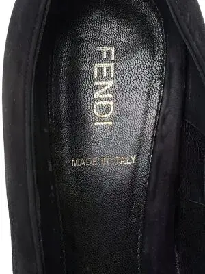 Fendi Calf Leather Platform Pumps