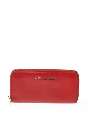 Michael Kors Bedford Zip-around Wallet - Orange