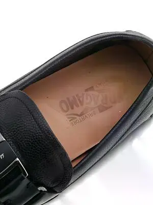 TOD'S Calf Leather Buckle Detail Loafers