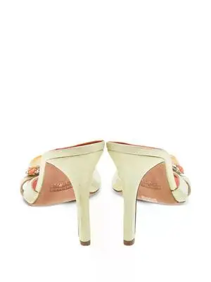 GIUSEPPE ZANOTTI Crystal-embellished Sandals - Yellow
