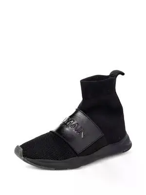 Balmain Cameron Logo-strap High-top Slip-on Sneakers
