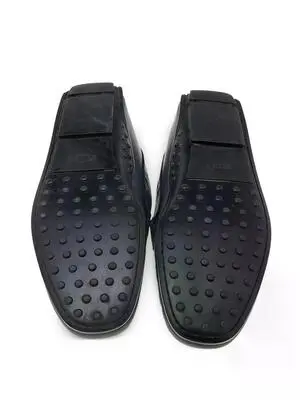 TOD'S Penny Strap Leather Loafers