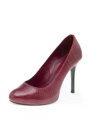 Tory Burch Python-embossed Leather Stiletto Pumps