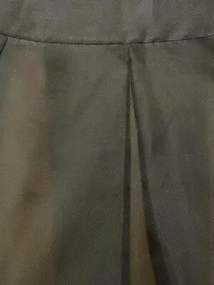 Valentino Garavani Pleated Silk Mini Skirt - Grey