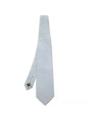 Giorgio Armani Silk Jacquard Tie - Blue