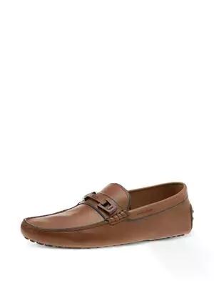 TOD'S Horsebit Leather Loafers