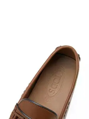 TOD'S Horsebit Leather Loafers
