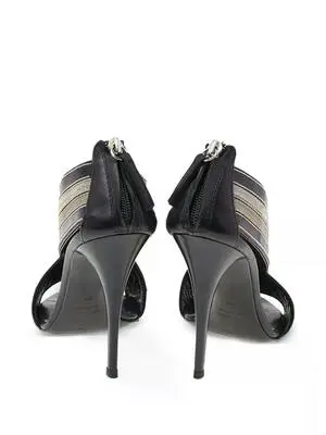 GIUSEPPE ZANOTTI Chain Criss-cross Sandals