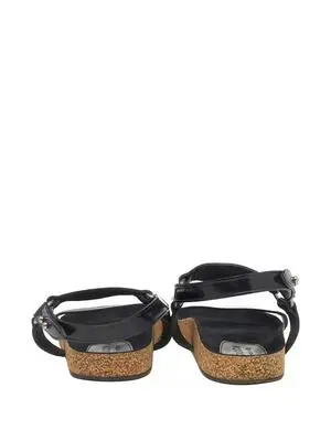 Gucci Hysteria Crest Flat Sandals