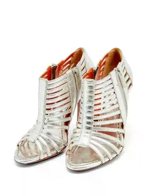 Santoni Caged Peep-toe Sandals