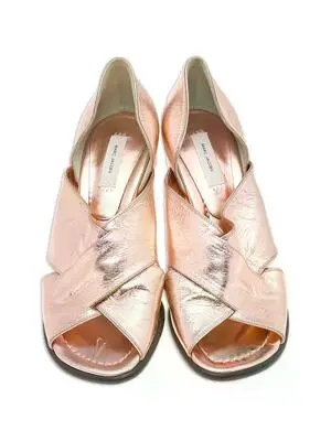 Marc Jacobs Metallic Criss-cross Pumps