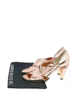Marc Jacobs Metallic Criss-cross Pumps