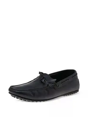 TOD'S Bow-tie Loafers In Calf Leather