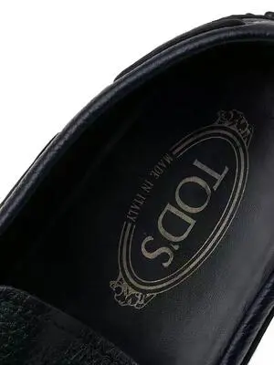 TOD'S Bow-tie Loafers In Calf Leather