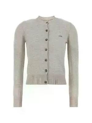 A.p.c. Rosa Logo-embroidered Cardigan