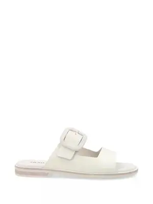 FRAU Buckled Leather Sandals - Neutrals