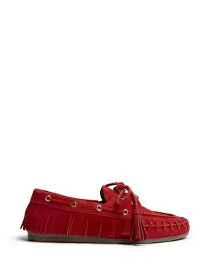 POSA Fringe-trim Tassel Loafers