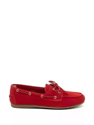 POSA Suede Lace-up Loafers