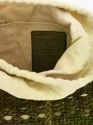 Dragon Diffusion Woven Leather Tote Bag