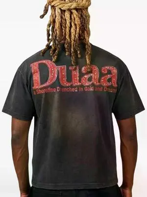 DUAA Shoreline Rhinestone-embellished T-shirt