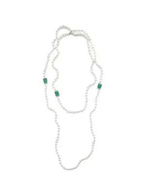 IZABEL DISPLAY Mega Pearl Cubic-zirconia Necklace