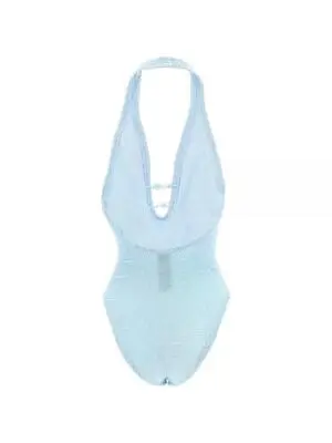 Hunza G Adriana Beaded Embellishment Swimsuit