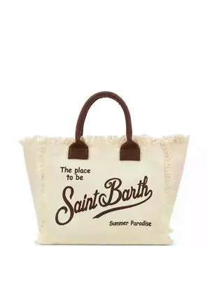 MC2 SAINT BARTH Embroidered Tote Bag