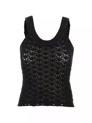 Blumarine Crochet Openwork Top