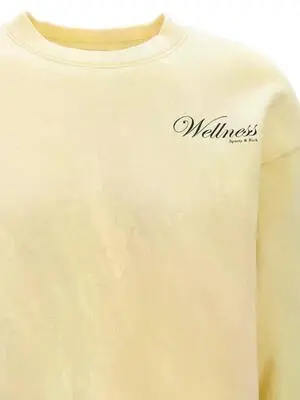 Sporty & Rich Avenue Graphic-print Sweatshirt - Yellow
